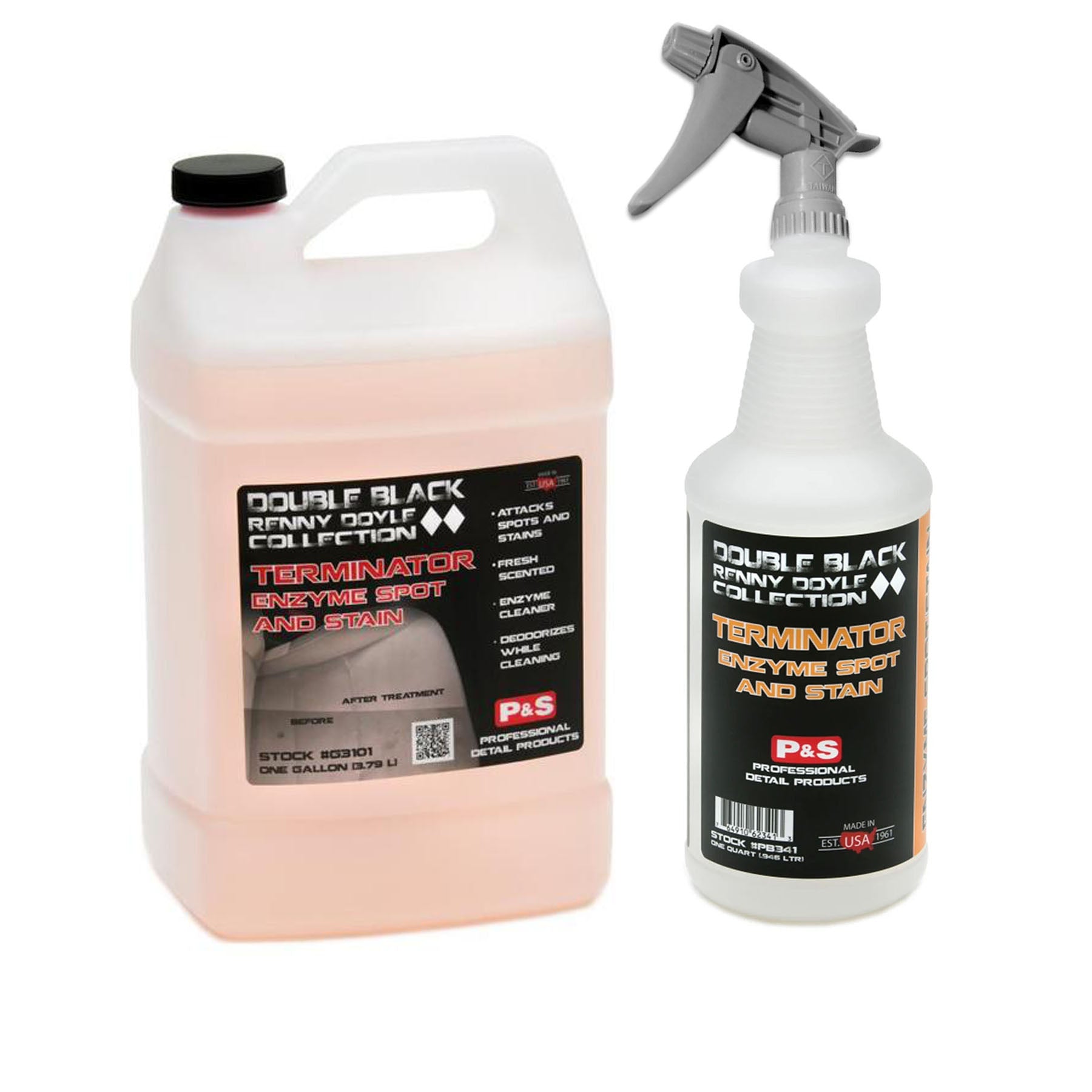 P&S Terminator Enzyme Spot & Stain Remover Carpet Fabric – The Detail Store