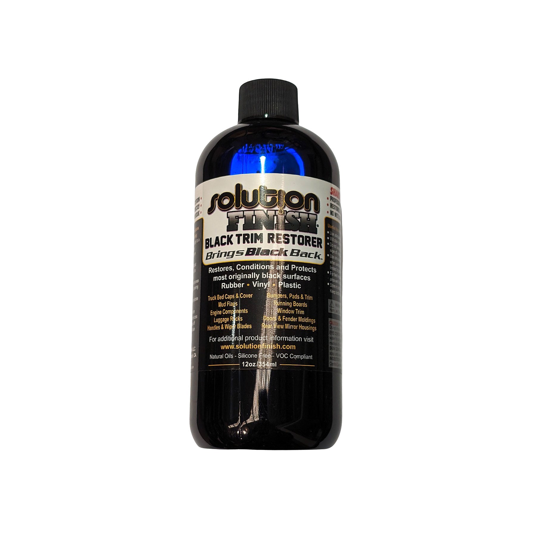 Solution Finish Black Trim Restorer - 30ml/354ml – The Detail Store